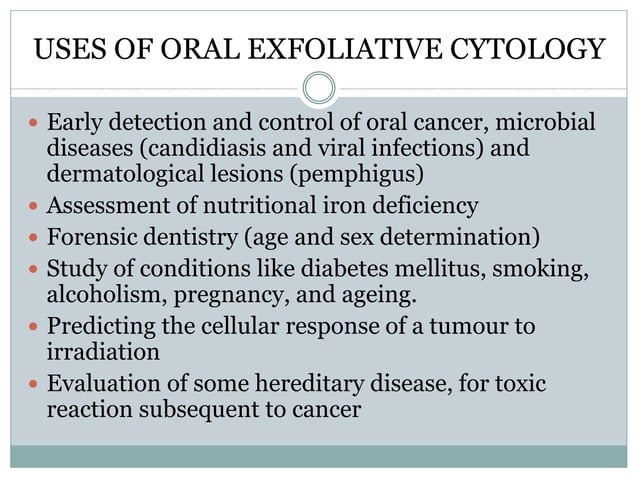 Exfoliative cytology | PPTX