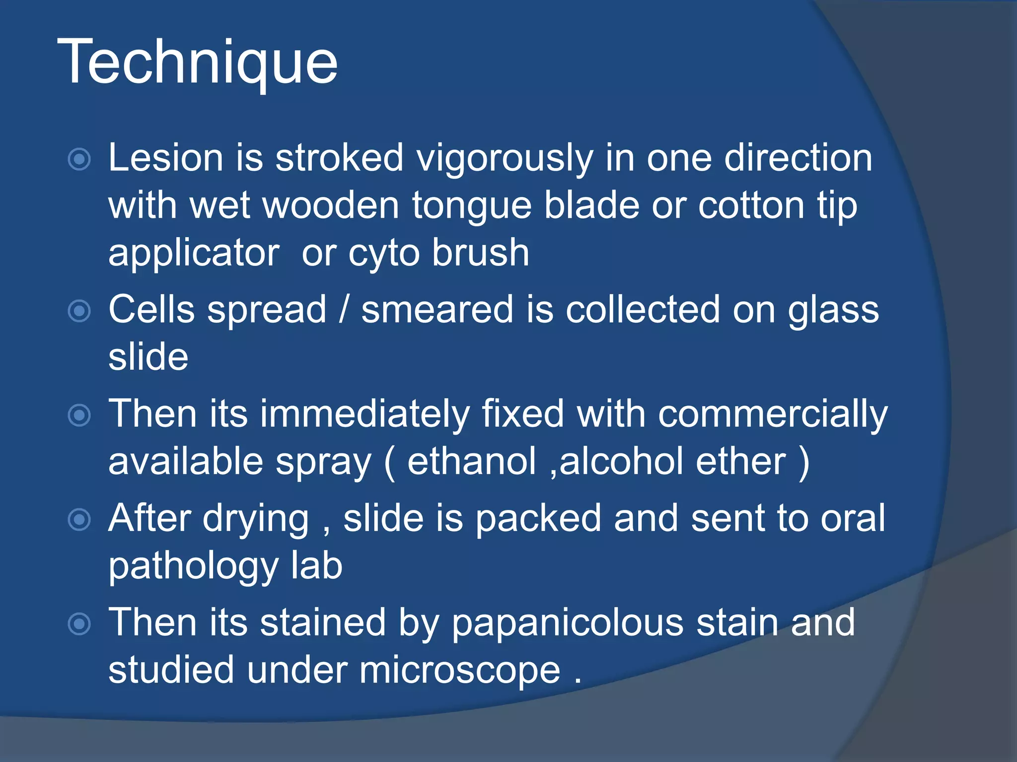 Exfoliative cytology | PPTX