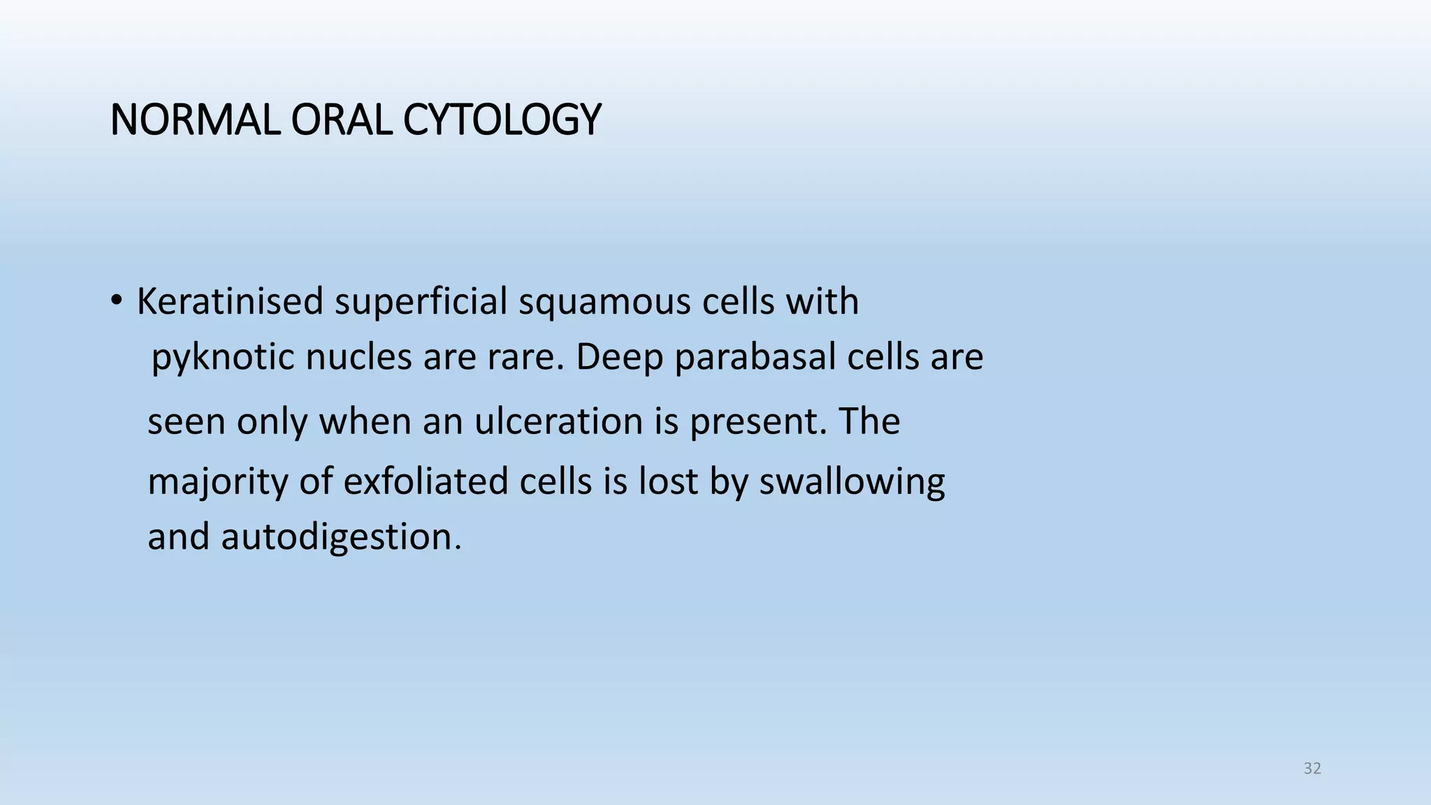 Exfoliative cytology | PPTX