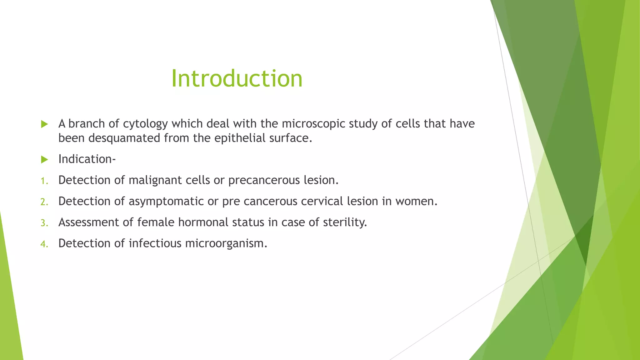 Exfoliative cytology | PPTX