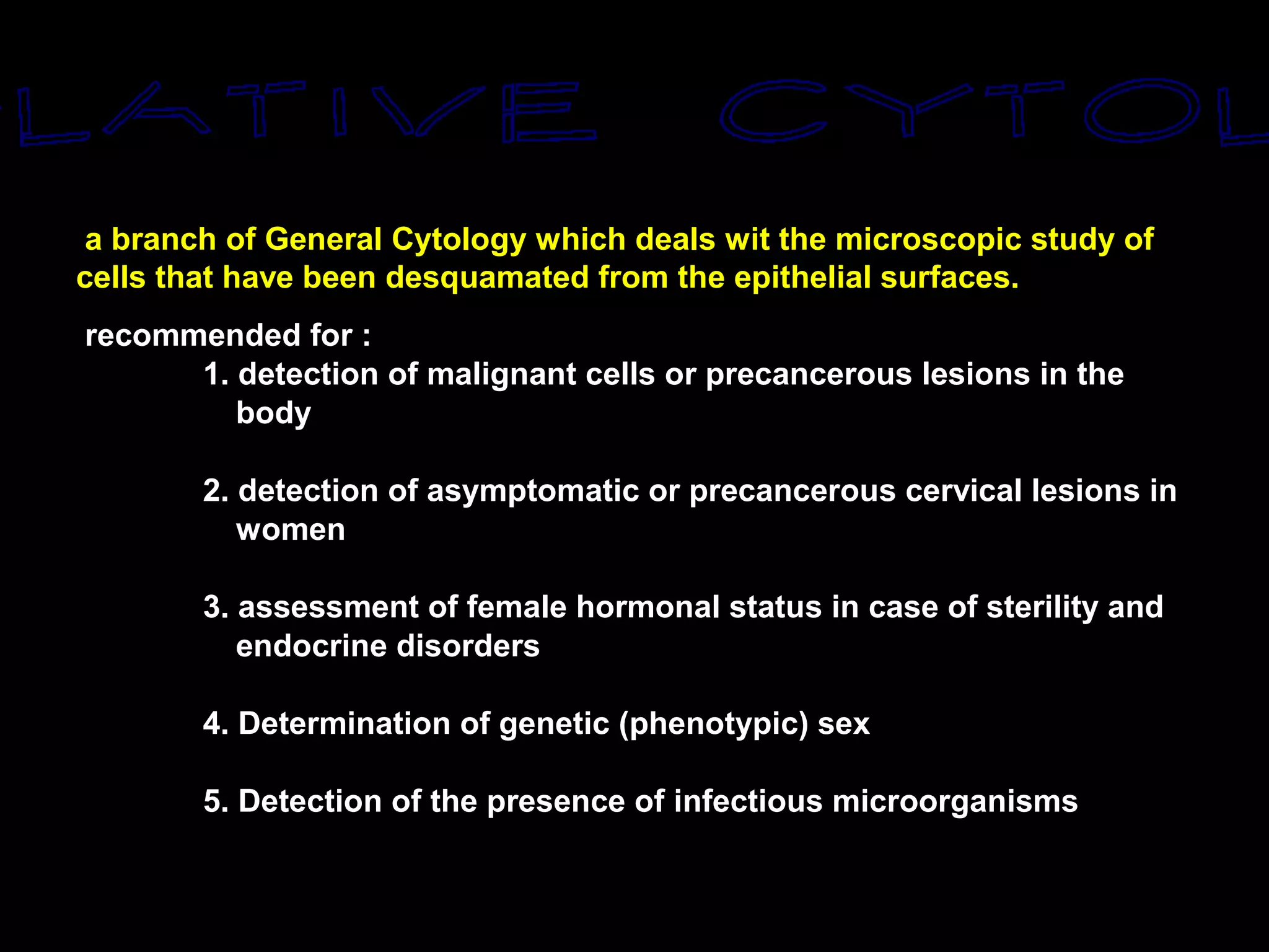 Exfoliative cytology | PPT