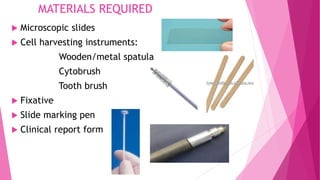 Exfoliative cytology for dental students | PPTX