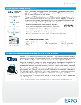 Exfo spec sheet-ftb-700 | PDF | Computer Networking | Computing