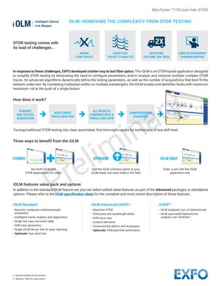 EXFO Maxtester 715D Single-mode Handheld OTDR – INVAS Technologies | PDF