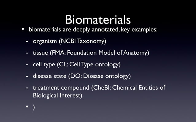 eXframe: A Semantic Web Platform for Genomic Experiments | PPT