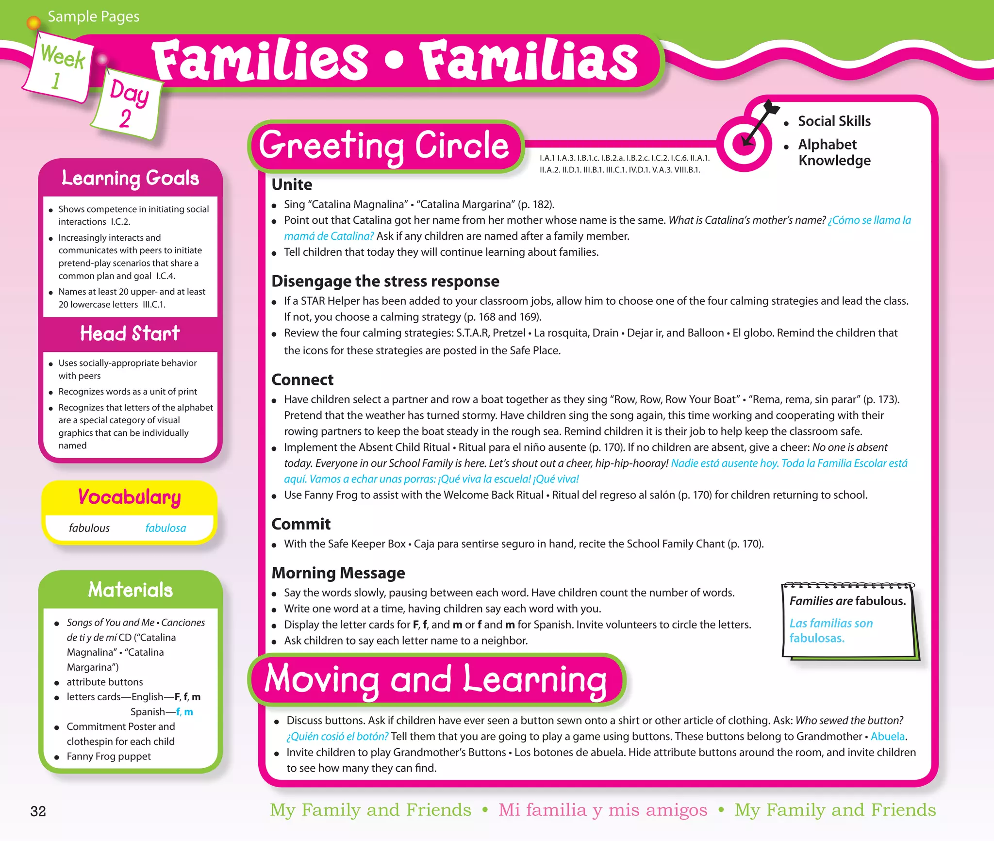 Frog Street Pre-K Curriculum Tour Guide | PDF