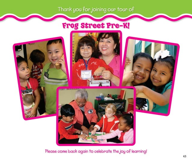 Frog Street Pre-K Curriculum Tour Guide | PPT