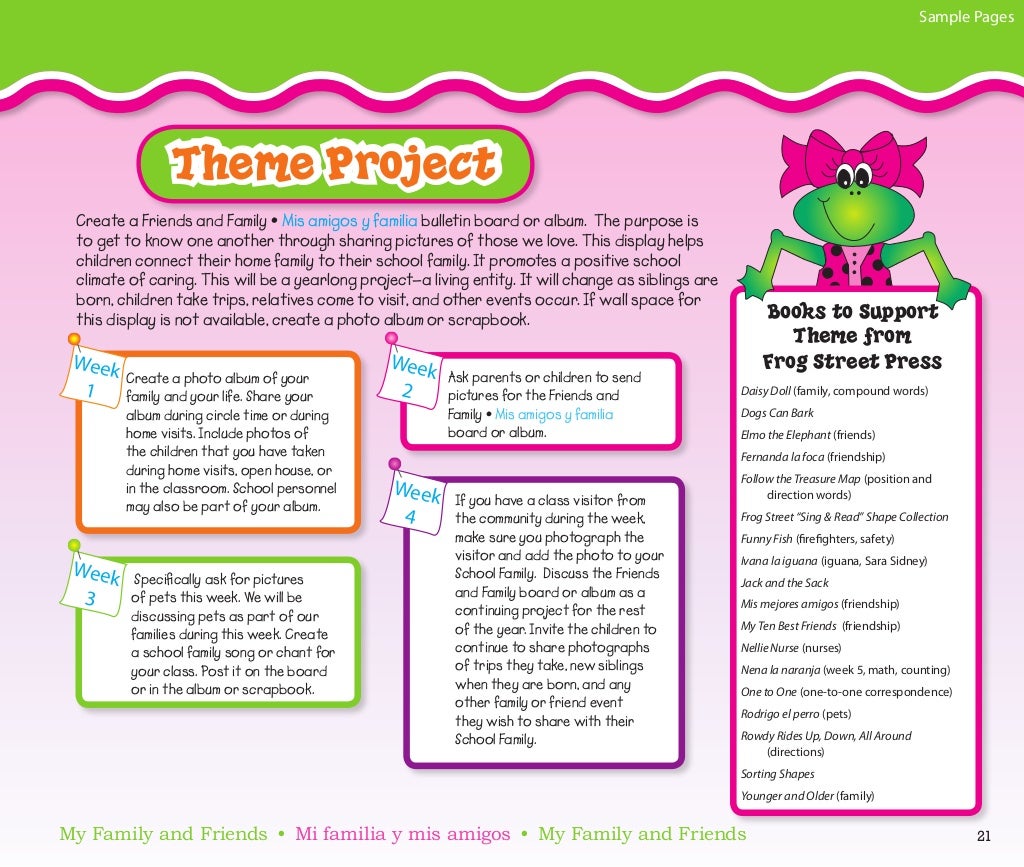 Frog Street Pre-K Curriculum Tour Guide