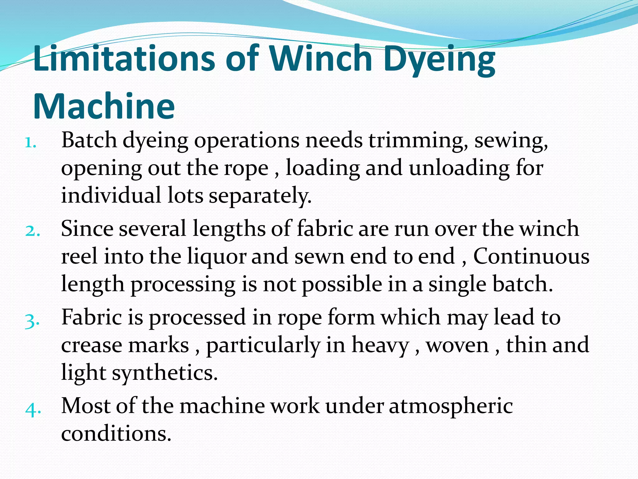 Exhaust dyeing process | PPTX