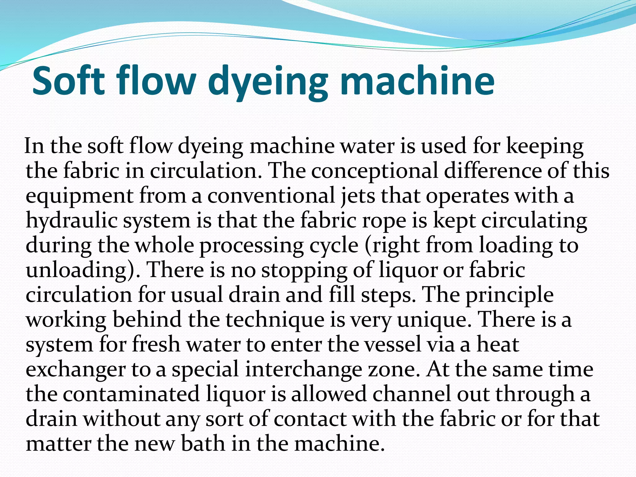Exhaust dyeing process | PPTX