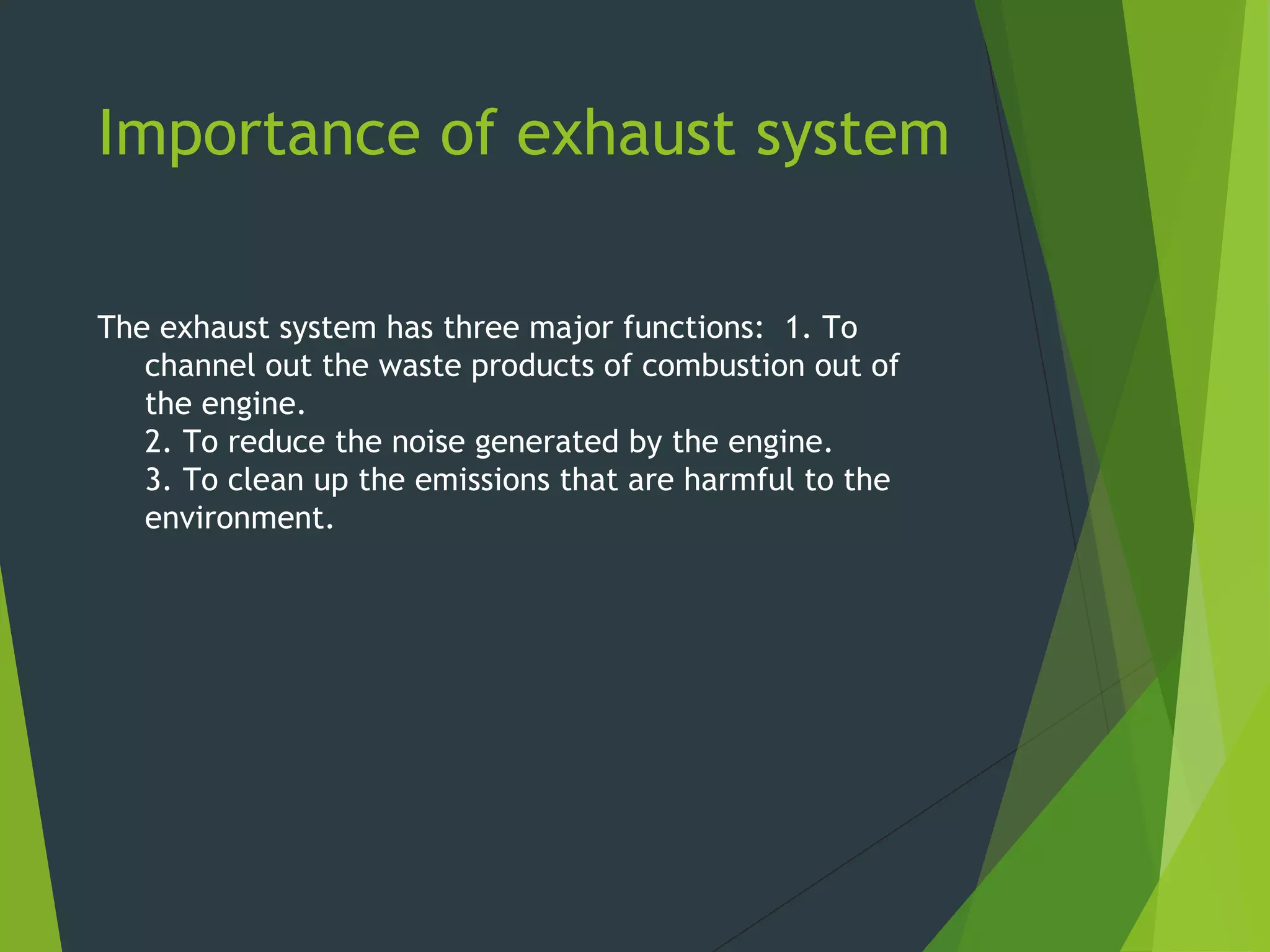 Exhaust system | PPT