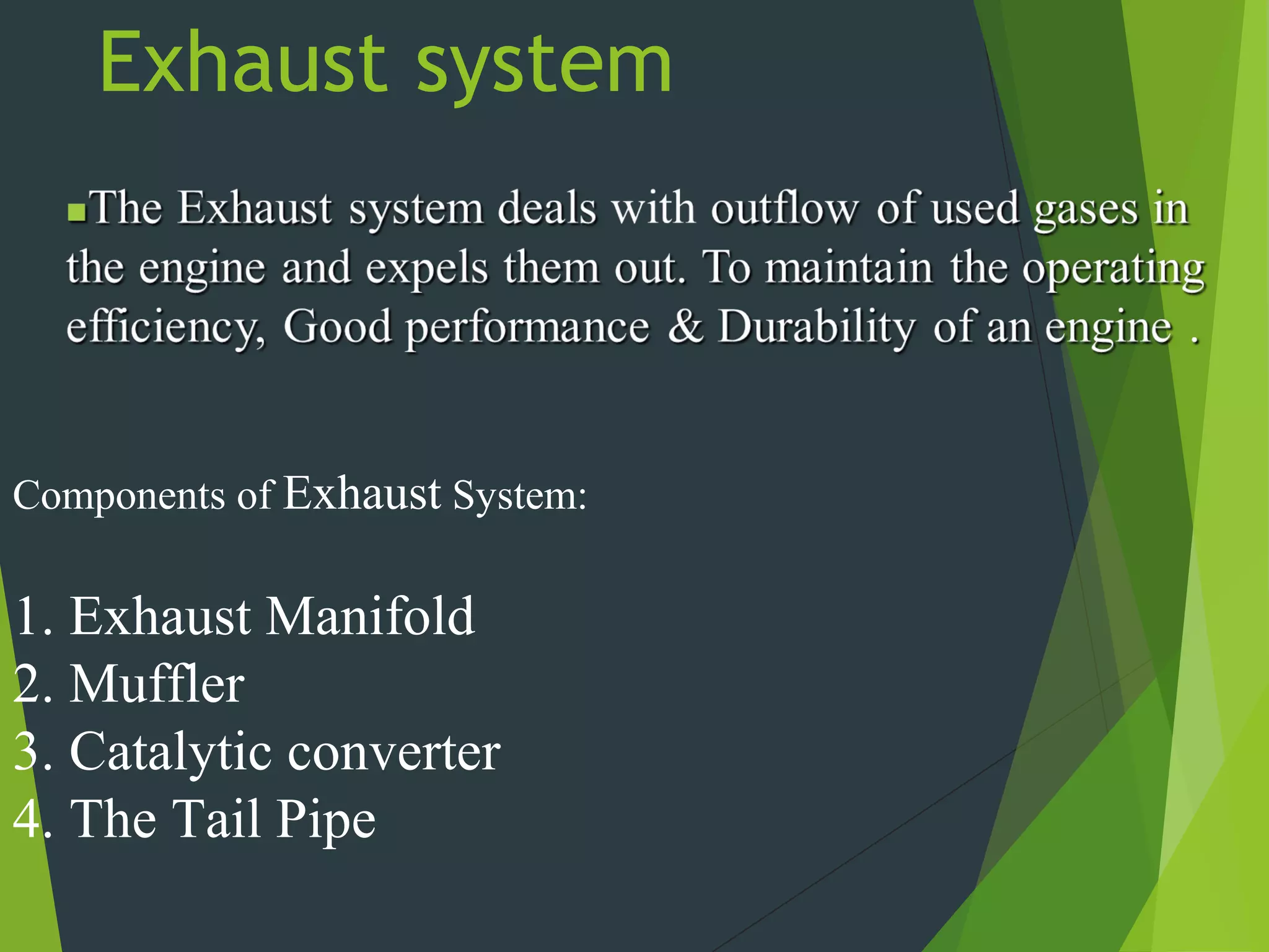 Exhaust system | PPT