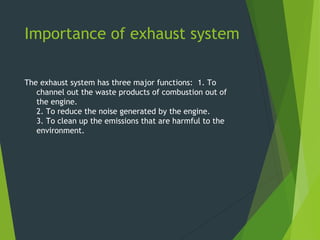 Exhaust system | PPT
