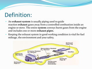 Exhaust system of Automobiles. | PPT