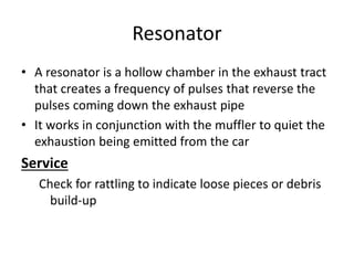 Exhaust system of an engine | PPT
