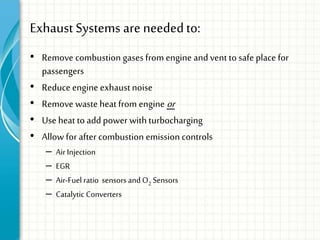 Exhaust systems | PPTX