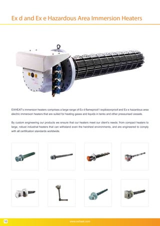 EXHEAT - Hazardous Area Process Heaters (Zone 1 & Zone 2) - Brochure | PDF