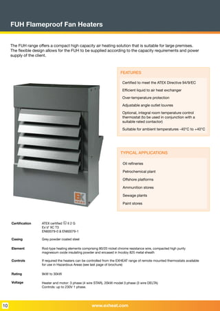 Exheat Flameproof Hazardous Area Industrial Immersion Heaters, Zone 1 ...