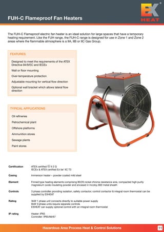 Exheat Flameproof Hazardous Area Industrial Immersion Heaters, Zone 1 ...