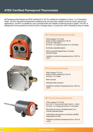 Exheat Flameproof Hazardous Area Industrial Immersion Heaters, Zone 1 ...