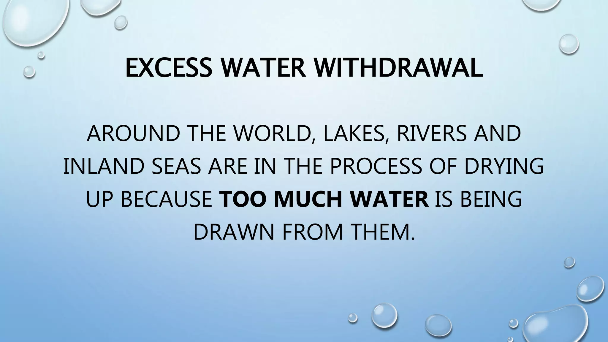 Exhibit 3 Earth Science: Effects of Human Activities to the Water ...