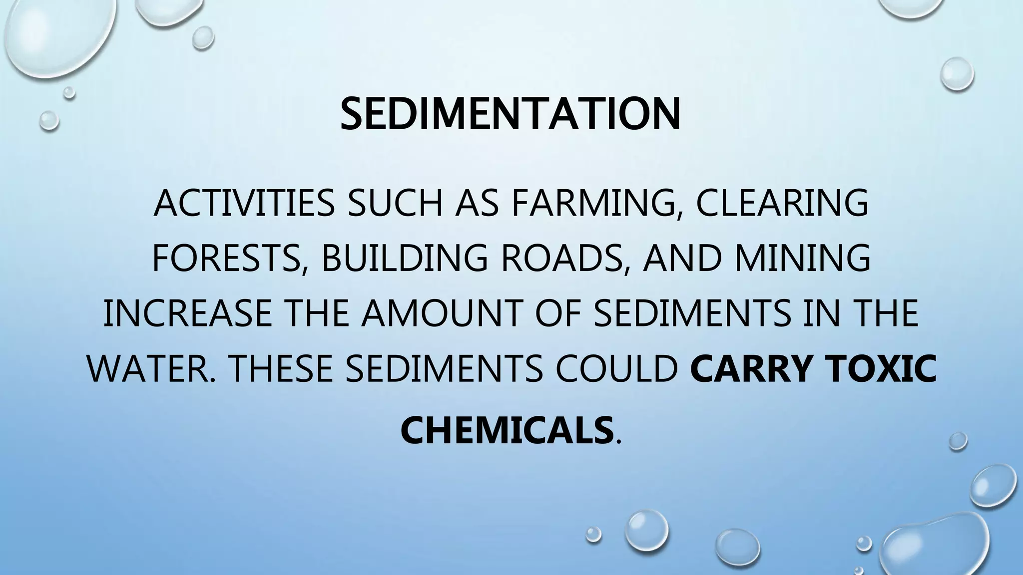 Exhibit 3 Earth Science: Effects of Human Activities to the Water ...
