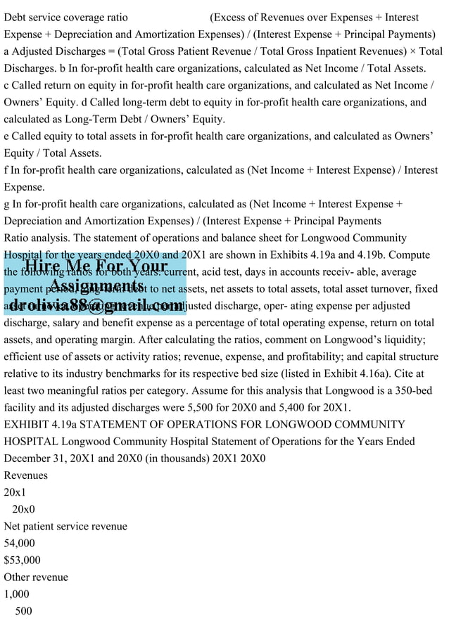 Exhibit 4.16a Key Financial RatiosLiquidity ratios Formulas.pdf ...