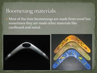 Evan's Exhibition-How to throw a boomerang | PPT