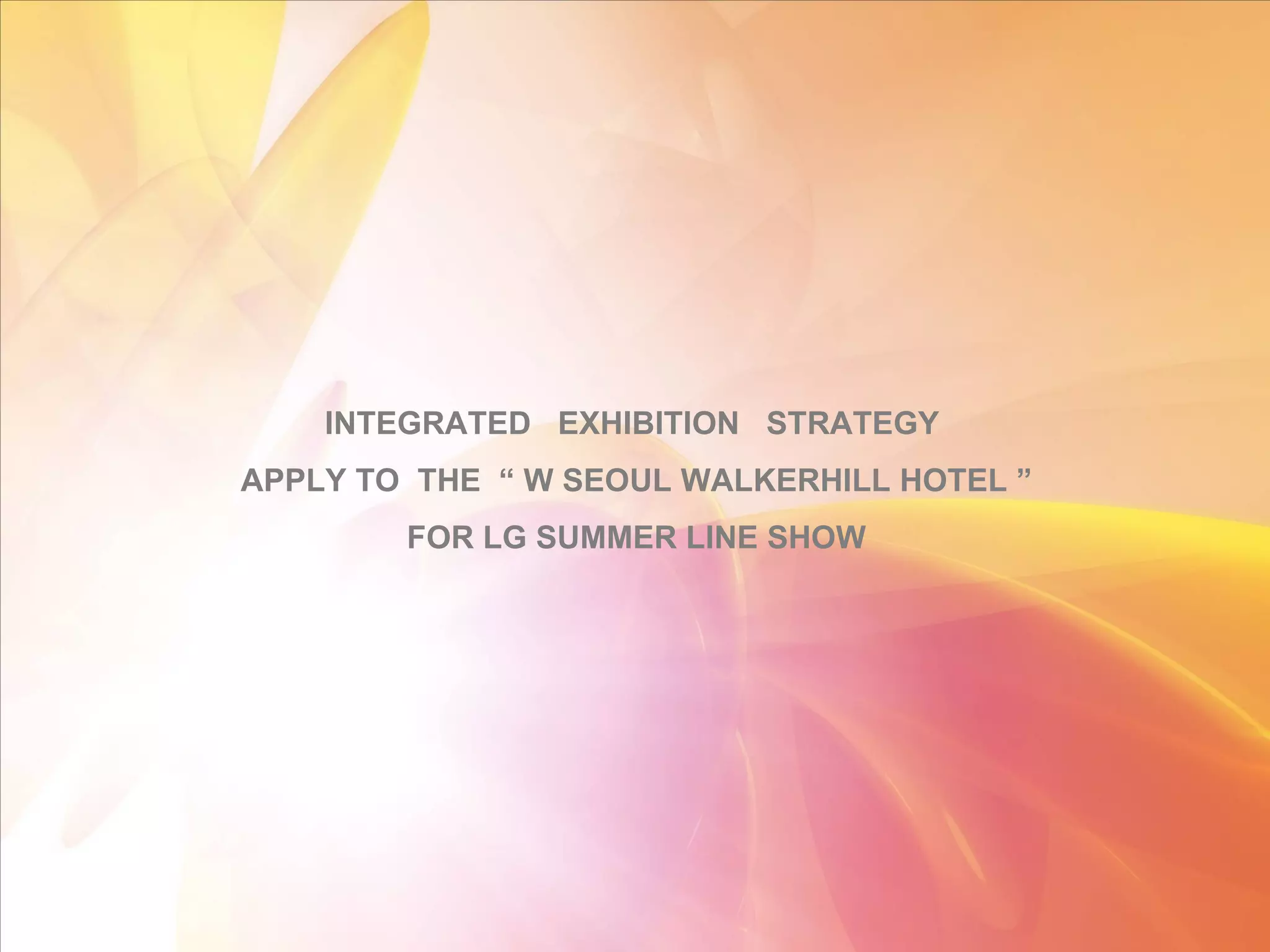 Exhibition Strategy | PPT