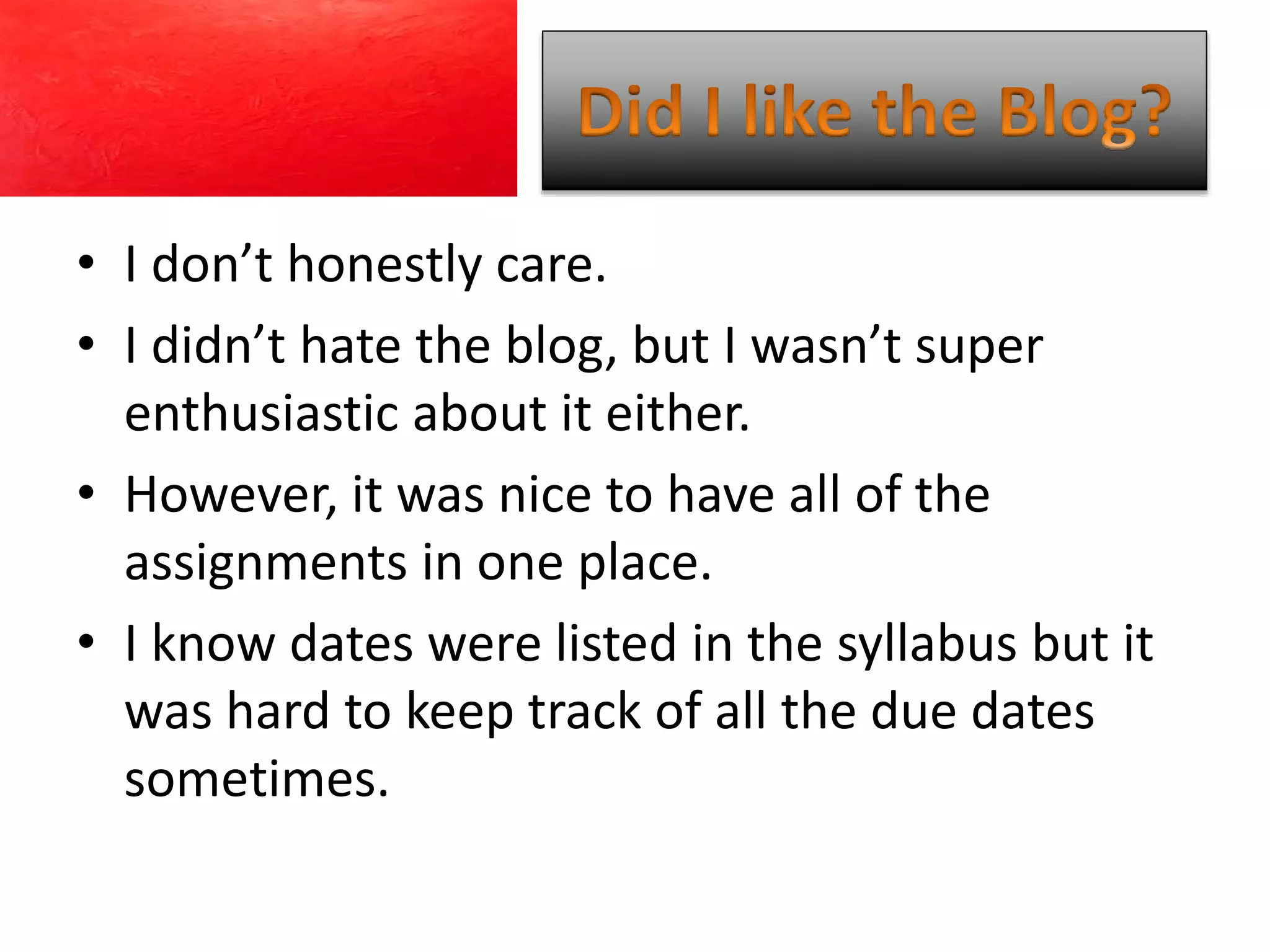 Exhibition assessment | PPT