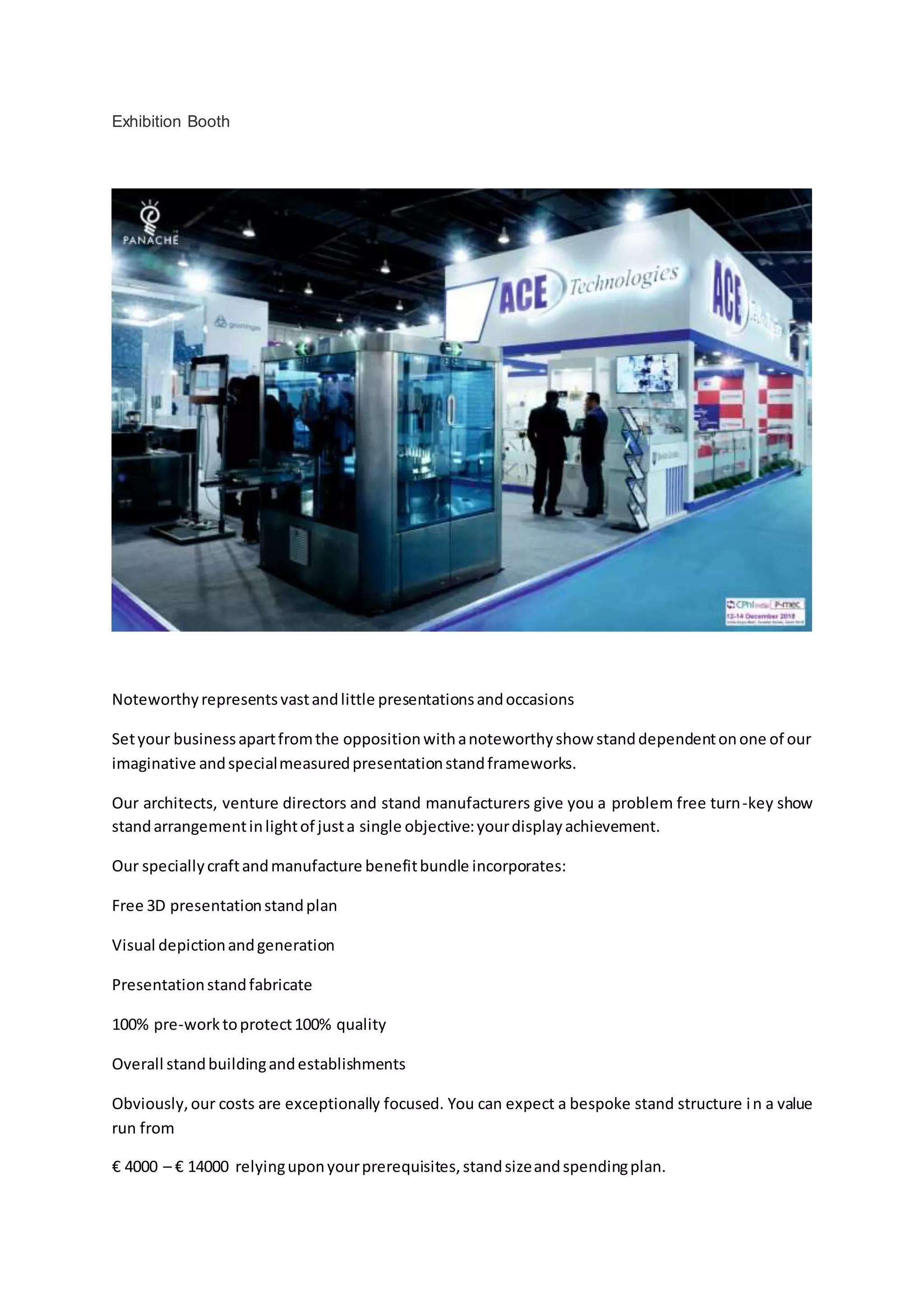 Exhibition booth | PDF