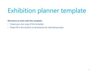 Exhibition_planner_en.pptx help to plan a exhibition | PPTX