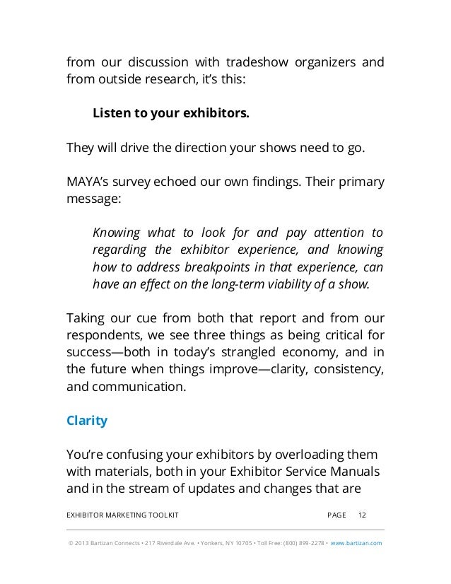 2014 Exhibitor Marketing Toolkit Includes: Guidelines, Email Template…