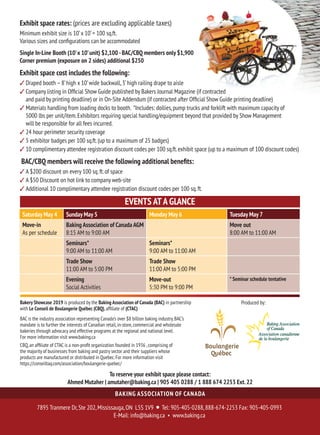 Bakery Showcase 2019 Exhibitor Prospectus | PDF