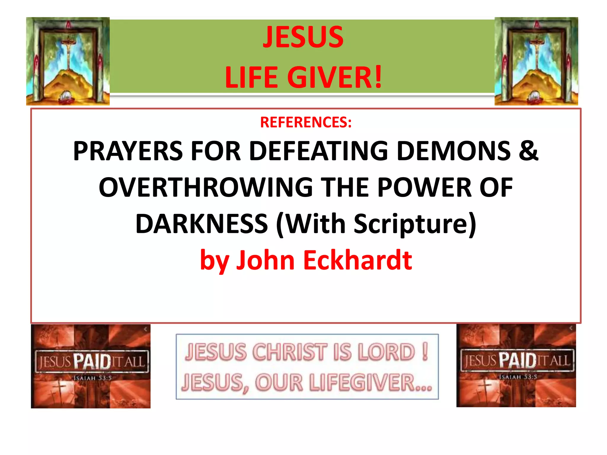 Exhortation for the warriors freedom in christ | PPT | Free Download