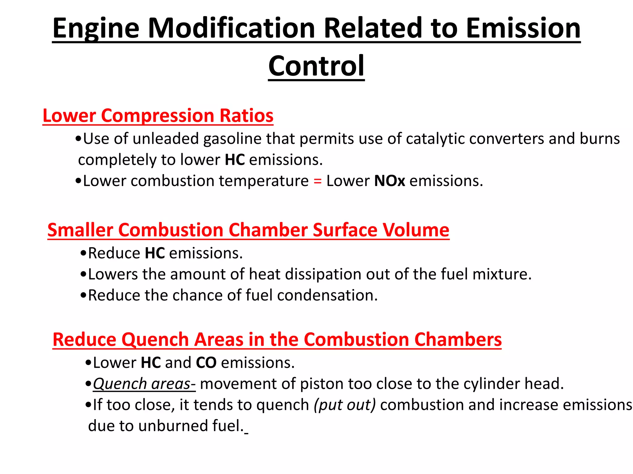 Exhuast emission reduce system in petrol and diesel engine car | PPTX ...