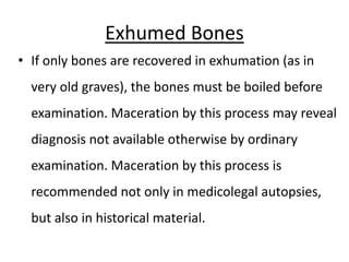 Exhumation | PPTX