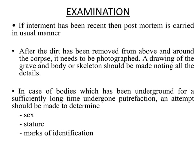 Exhumation | PPTX