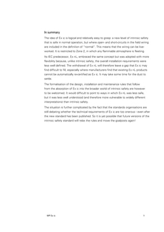 Ex ic Intrinsic Safety New Protection Level | PDF