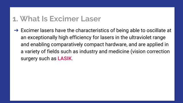 Exicmer laseer.ppt | Chemistry | Science