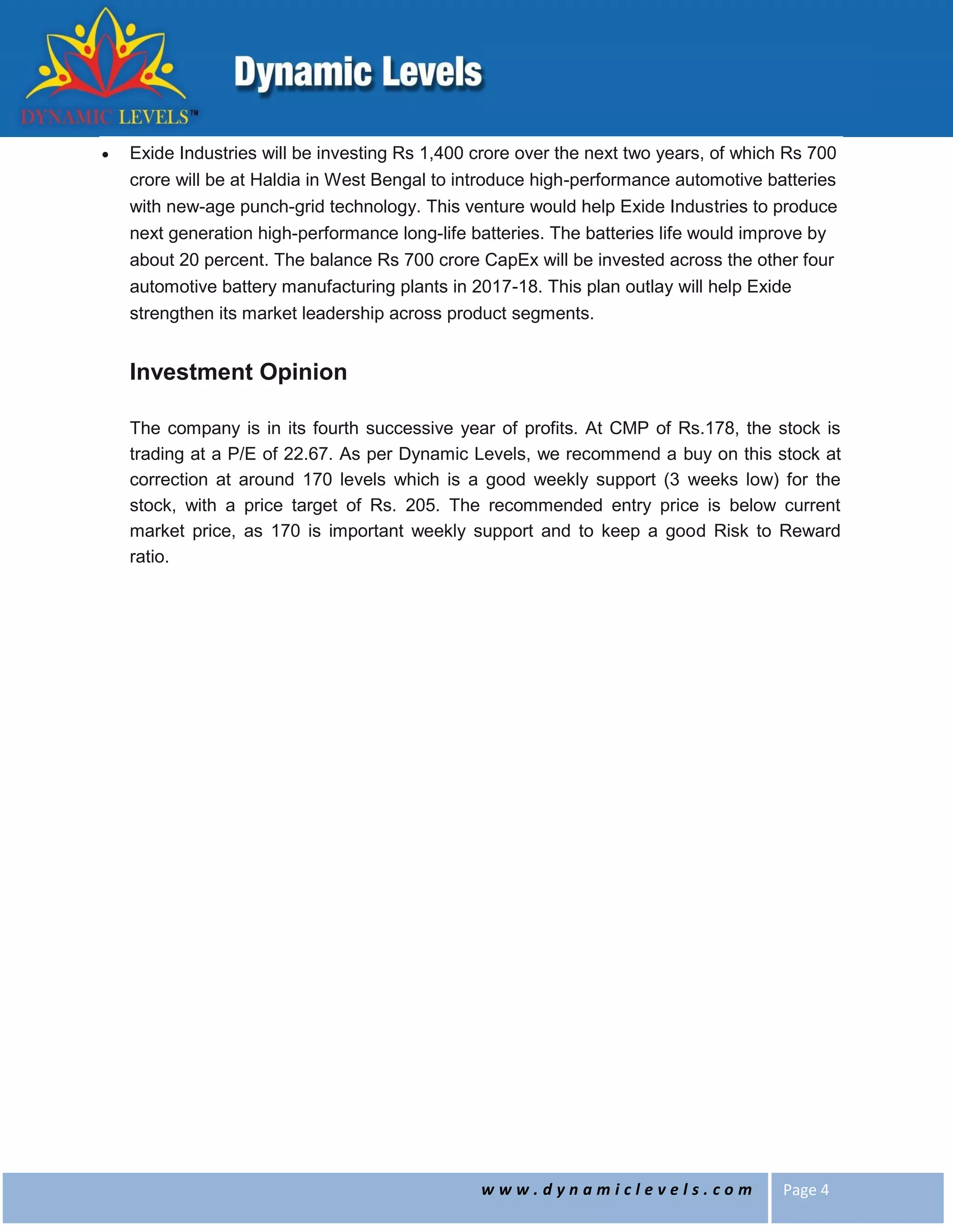 Exide Industries – India Moves on Exide | PDF