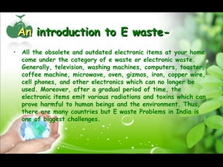 Exigo recycling an e waste management company | PPT