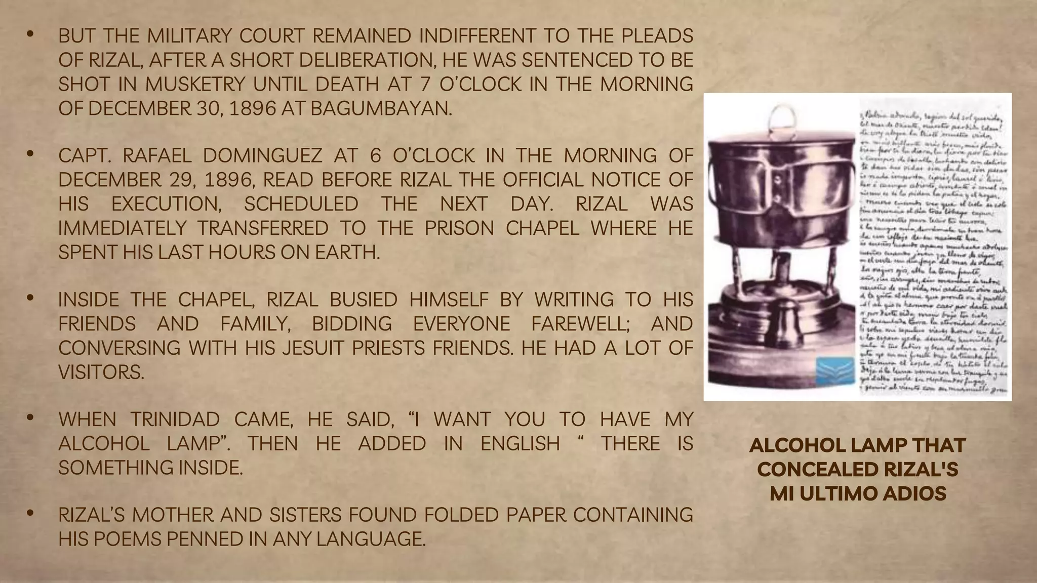 EXILE AND EXECUTION OF JOSE RIZAL | PPTX