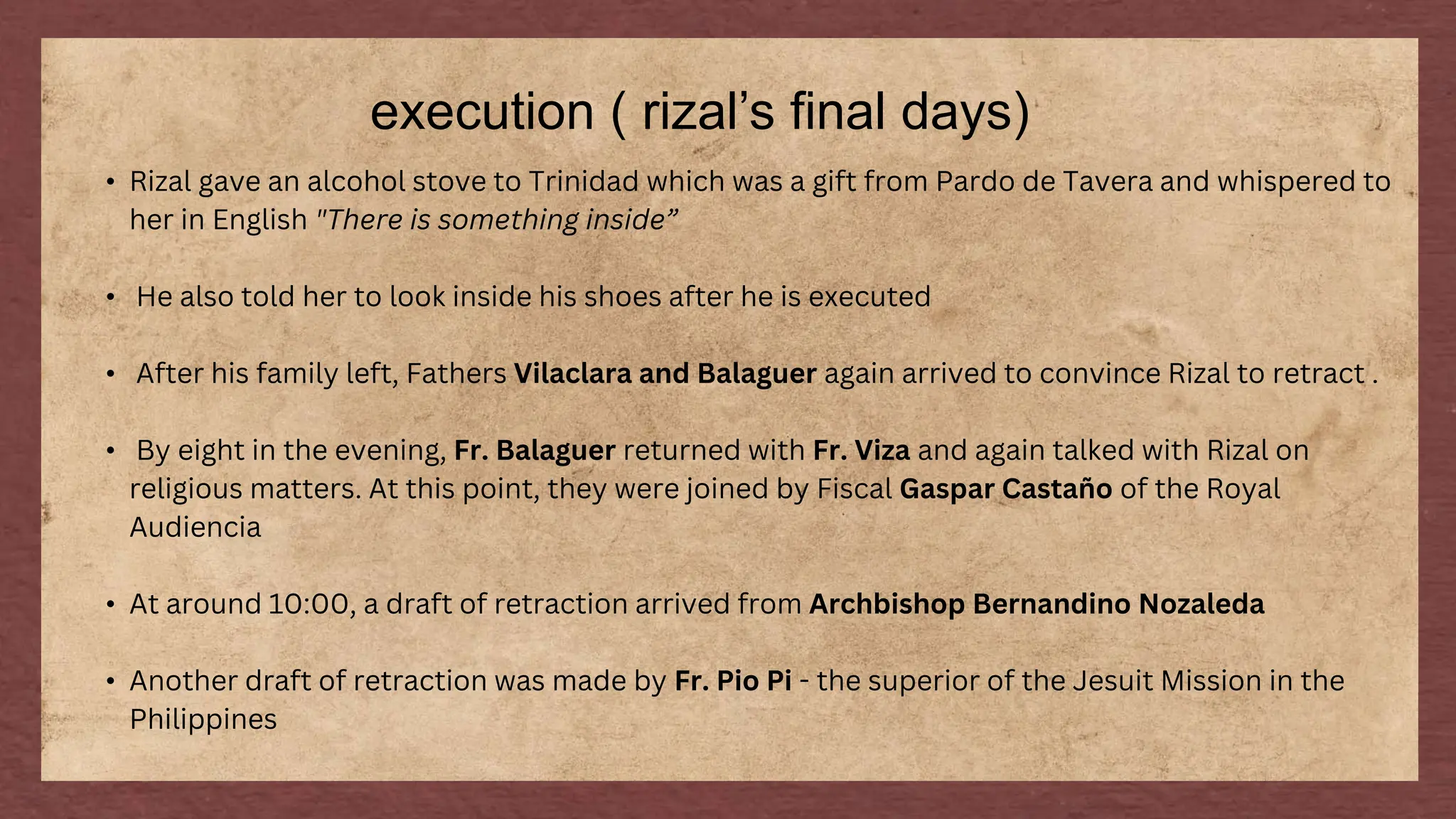 Jose Rizal's Exile, Trial, and Execution | PPTX