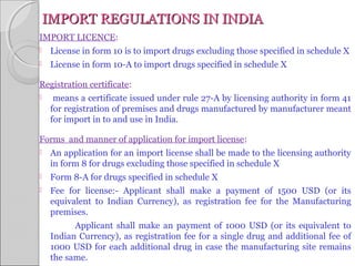 EXPORTS AND IMPORTS OF INDIAN PHARMACEUTICAL INDUSTRY | PPT