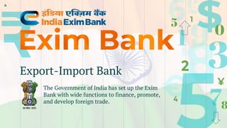 Exim-Export Import Bank of India | PPTX