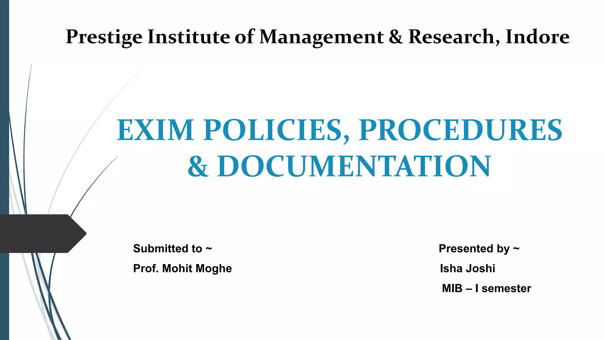 DES/DRS and EPCG Schemes of India | PPTX