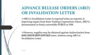 DES/DRS and EPCG Schemes of India | PPTX