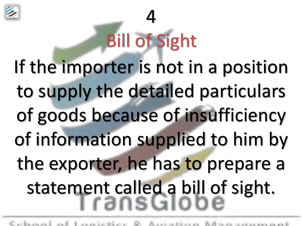 EXIM 1.9 Customs Formalities and Clearing of Goods.pptx