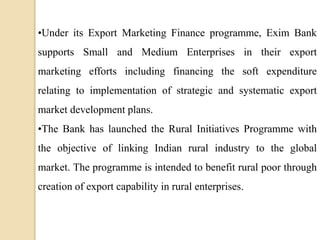 EXIM Bank of India | PPTX
